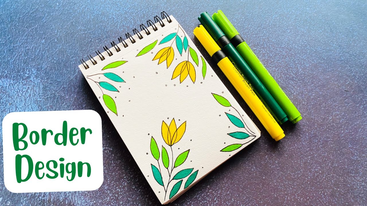 Amazing Border Design for School Project | Border Design on Paper ...