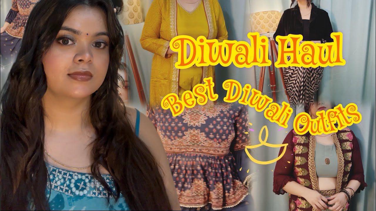 The Best Diwali Outfit Ideas| Diwali Collection| Diwali Haul| Fusion ...
