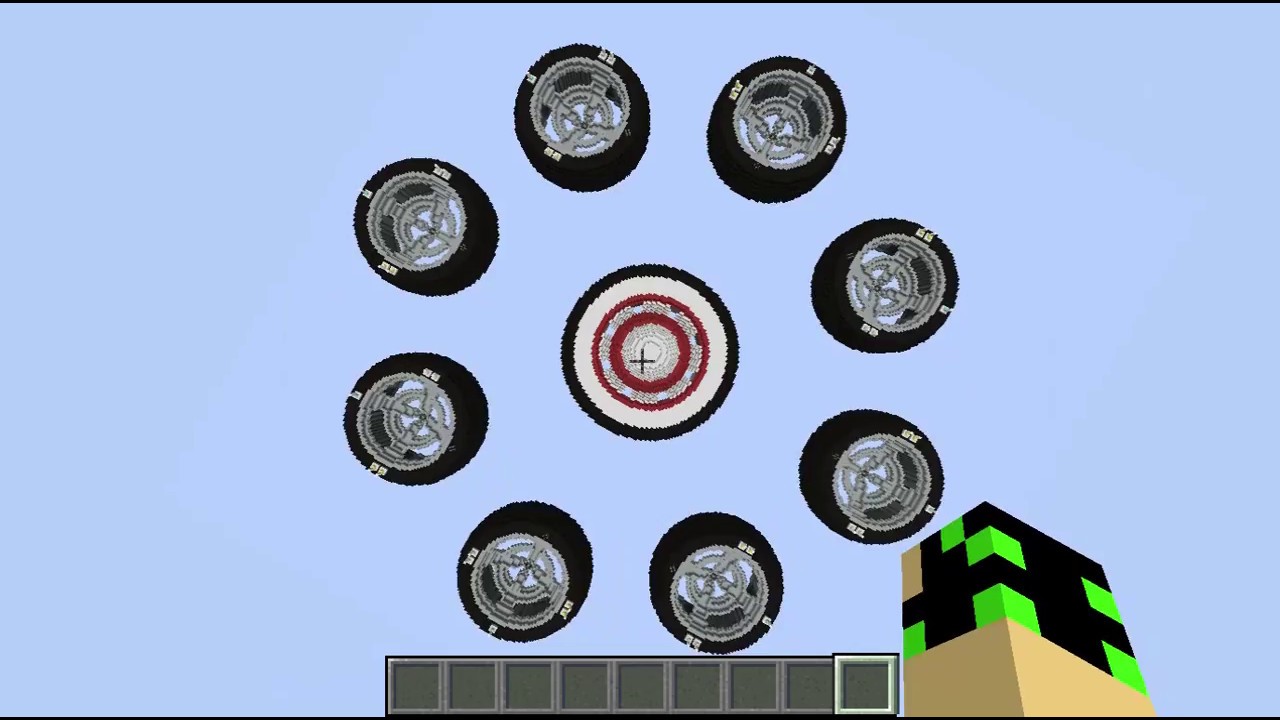 Minecraft tires - YouTube