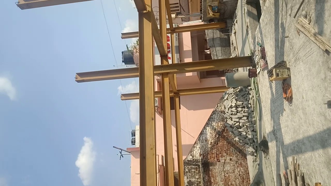 COMPOSITE Steel framed three story structure - YouTube