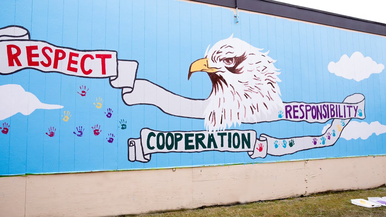 Rainier View 5th Grade Mural Project - YouTube