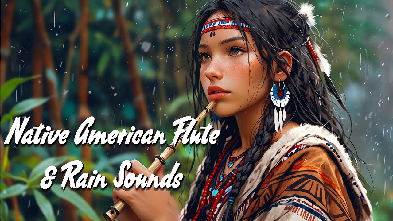 Sacred Rain: Native American Flute & Gentle Rain Sounds for Deep ...