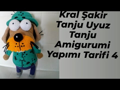 Kral Şakir Tanju, Uyuz Tanju Amigurumi Yapımı Tarifi 4 (Tanju Burun ve Göz Yapımı)