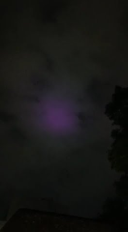 weird color changing spotted in the sky after earthquake, late night at ...