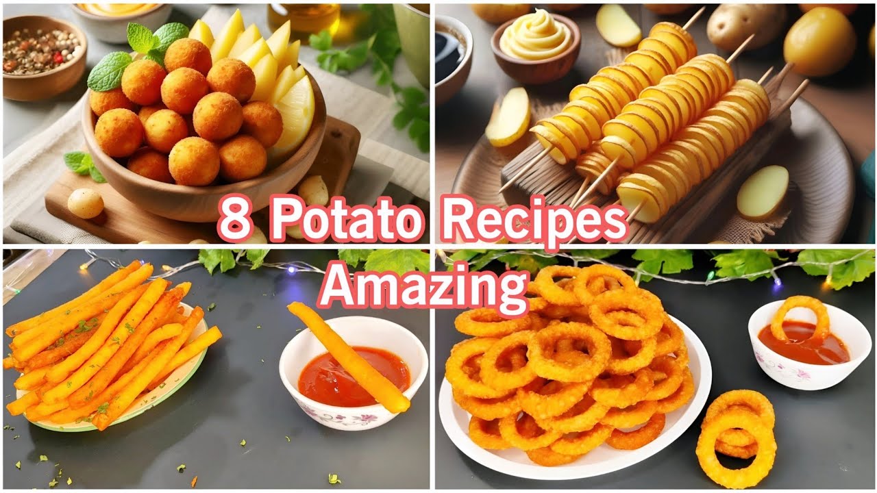 8 Sizzling Potato Snack Recipes to Try Now! | Easy & Delicious 🥔🍟 ...