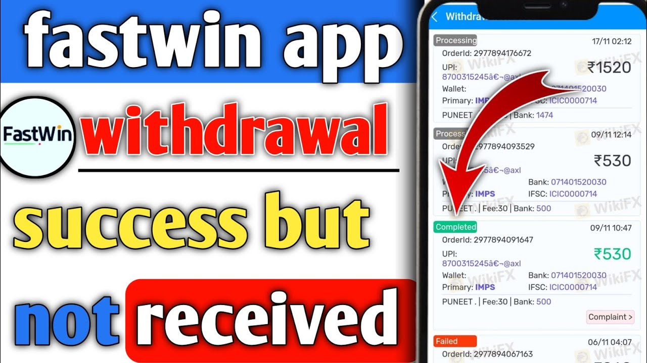 fastwin withdrawal success but not received|| fastwin withdrawal ...