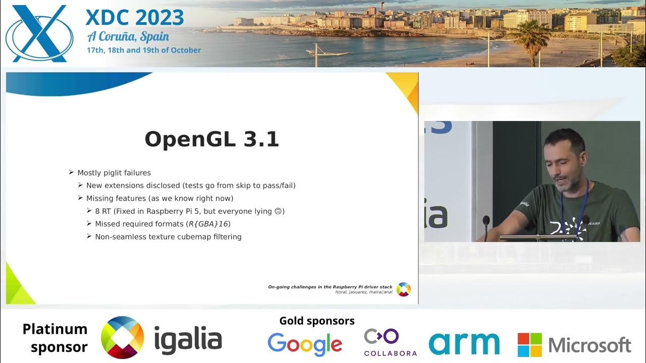 On-going challenges in the Raspberry Pi driver stack: OpenGL 3, Vulkan and more (XDC 2023) - YouTube