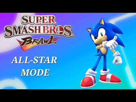 Super Smash Bros Brawl All-Star Mode Sonic - YouTube