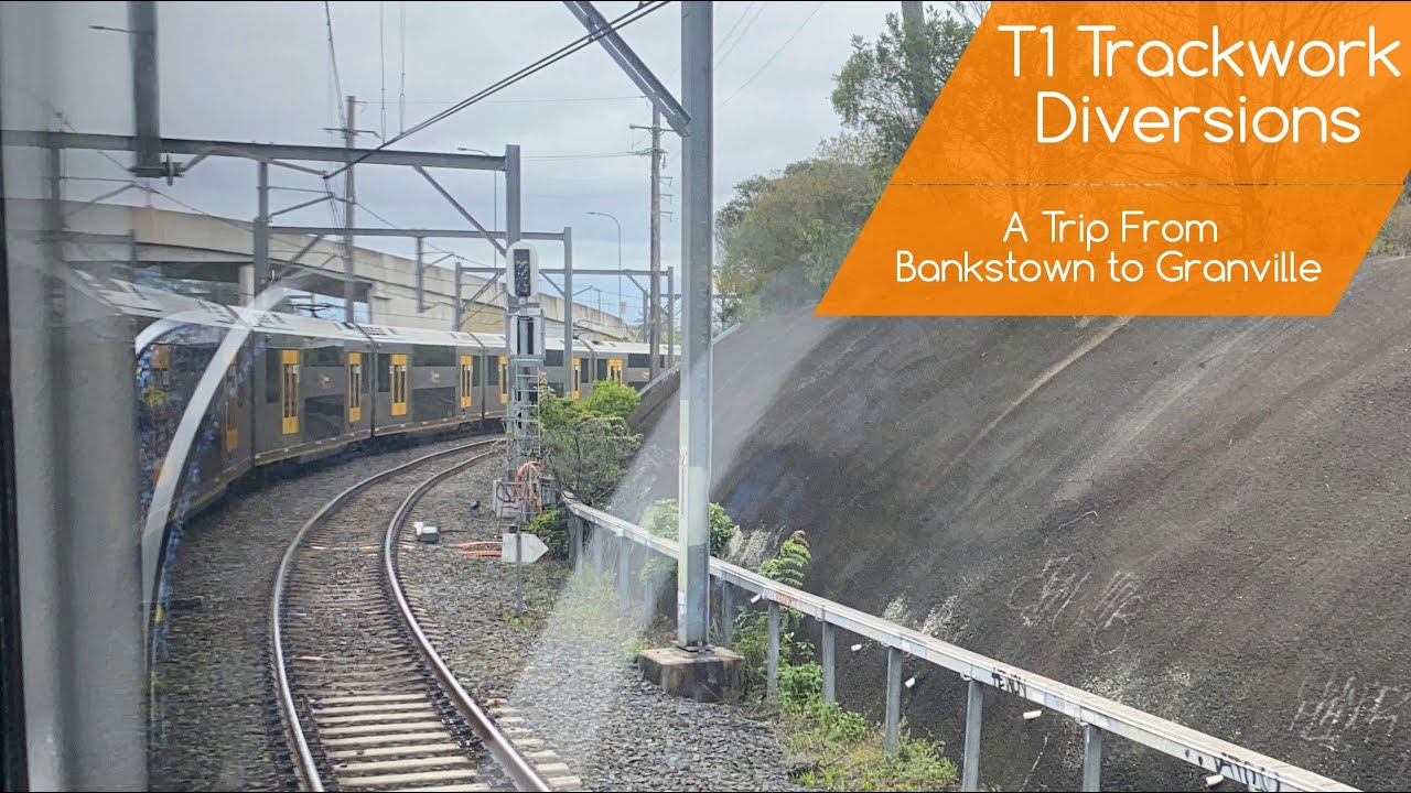 Sydney Trains Vlog 1768: T1 Trackwork Diversions - A Trip From ...