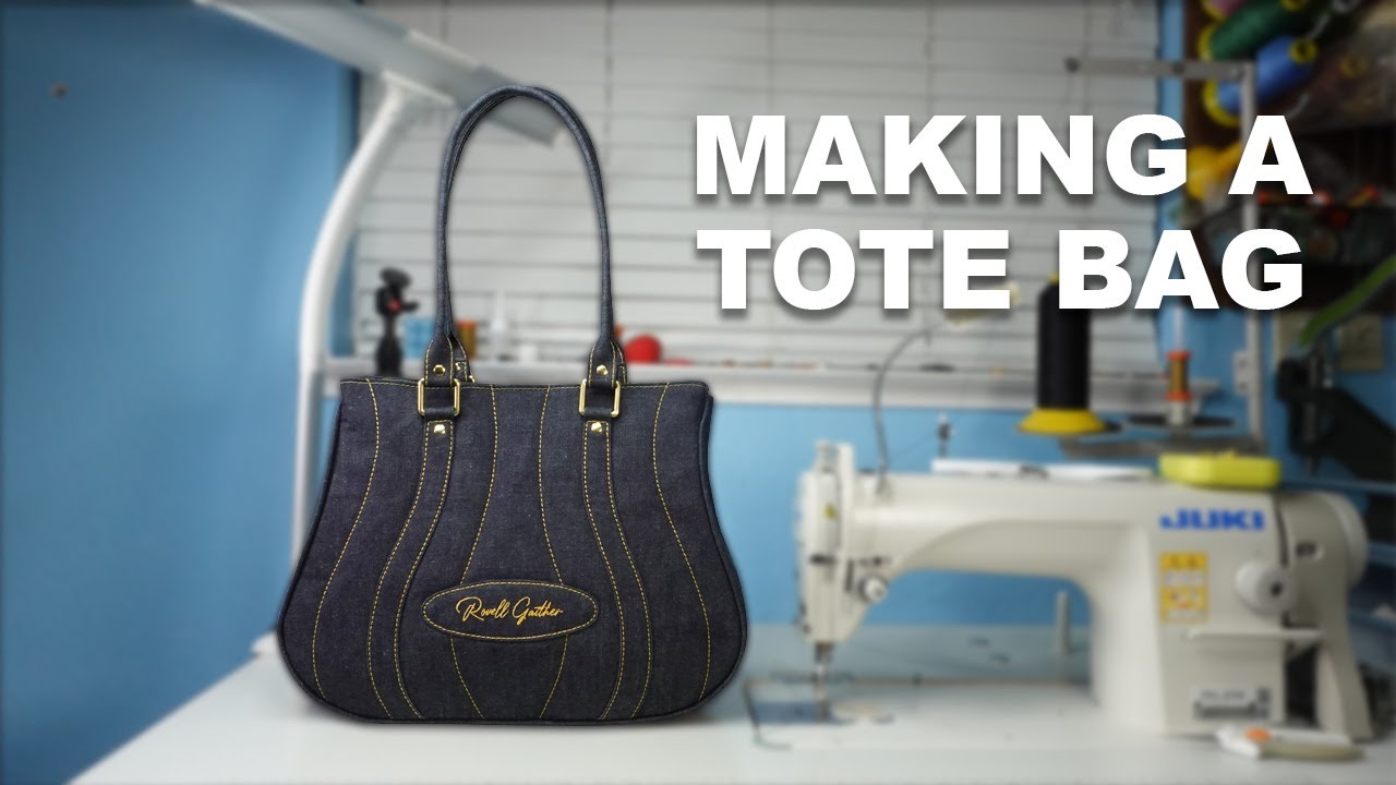Making A Tote Bag! How To Make A Tote Bag! - YouTube
