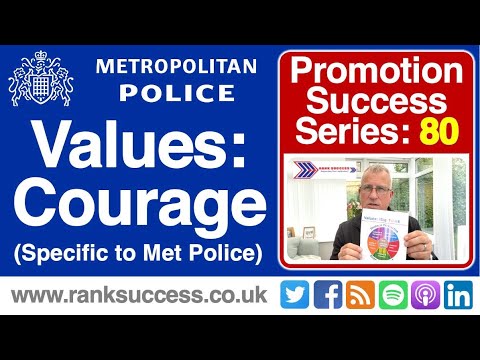 MET POLICE VALUES: COURAGE - YouTube