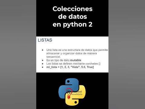 Colecciones de datos en python 2 #python #facultadautodidacta #pythonprogramming - YouTube