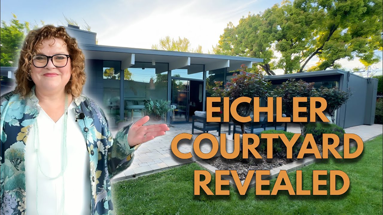 Courtyard vs Atrium: Mid Century Eichler Design - YouTube