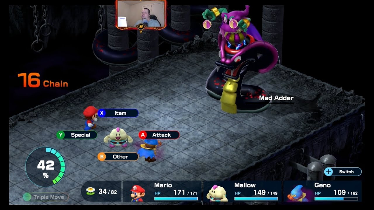 SUPER MARIO RPG- MAD ADDER BOSS FIGHT - YouTube