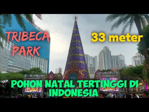 POHON NATAL TERTINGGI DI INDONESIA | THE TALLEST CHRISTMAS TREE IN ...