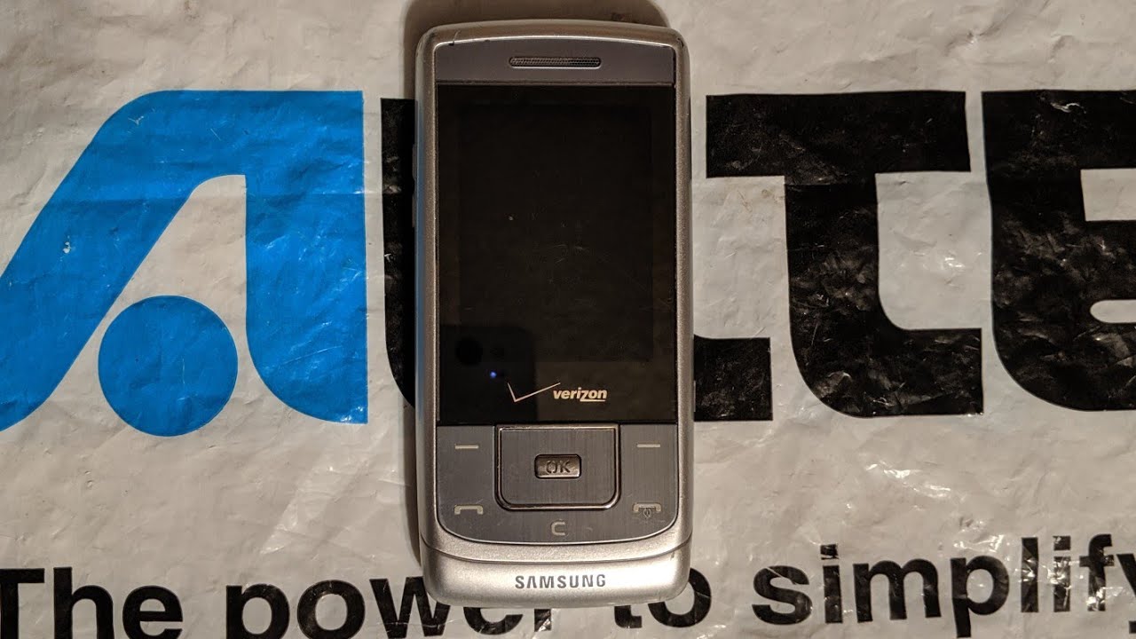 Verizon Wireless Samsung Sway (SCH-U650) - YouTube