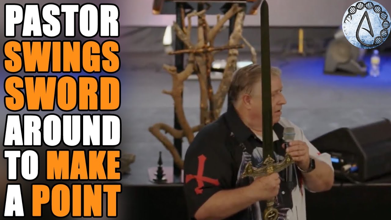 Pastor Swings Sword Around To Make A Point | Exorcism Conference Saga ...