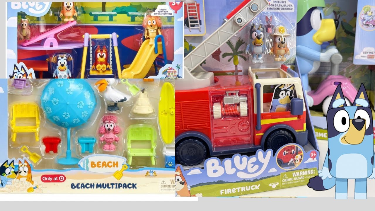 Bluey Unboxing Review| Bluey Ride scooter | Bluey Beach Toys | Bluey ...