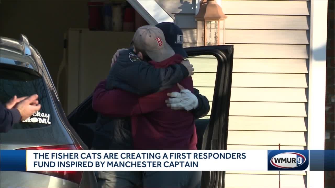 Fisher Cats create first responders fund - YouTube
