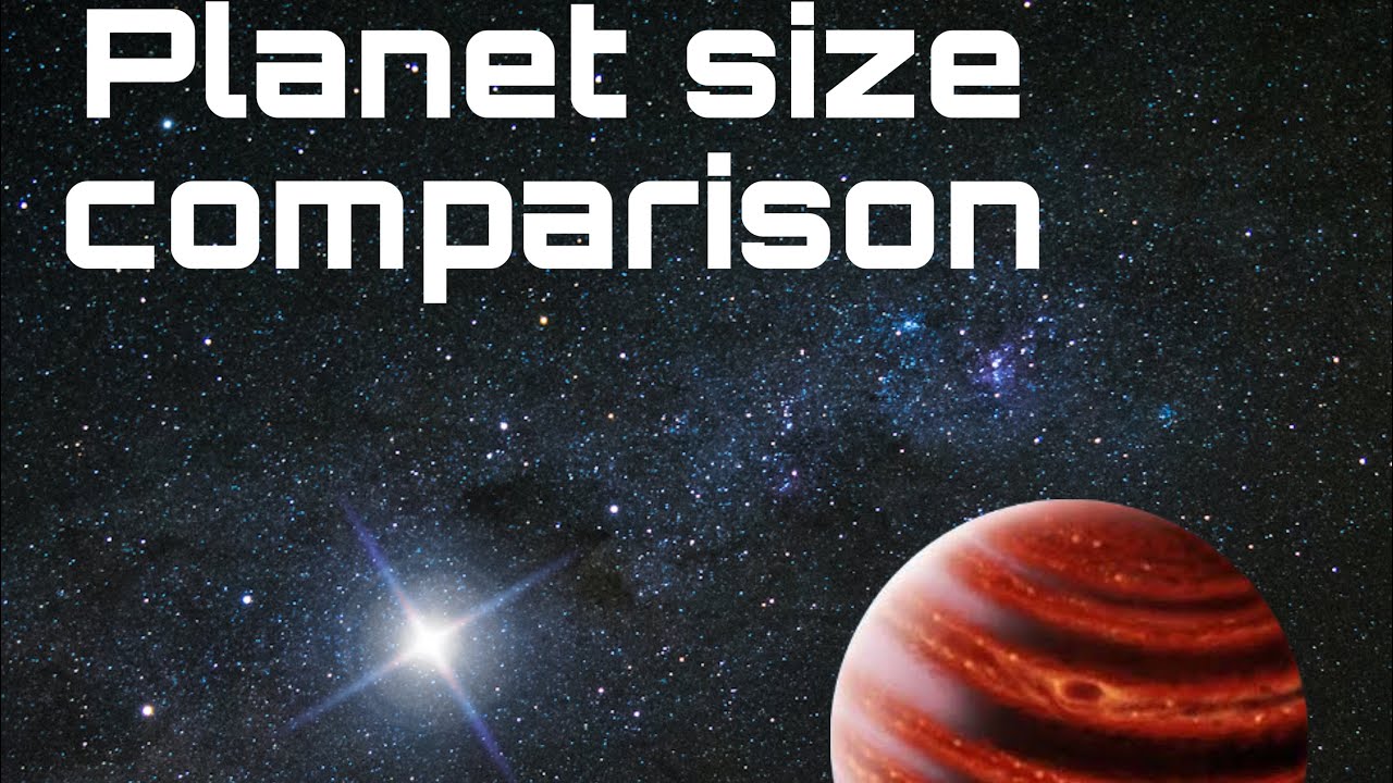 Planet size comparison - YouTube