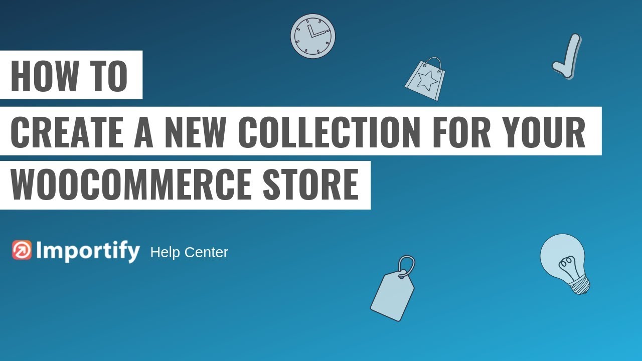 How to create a new collection for your woocommerce store - YouTube
