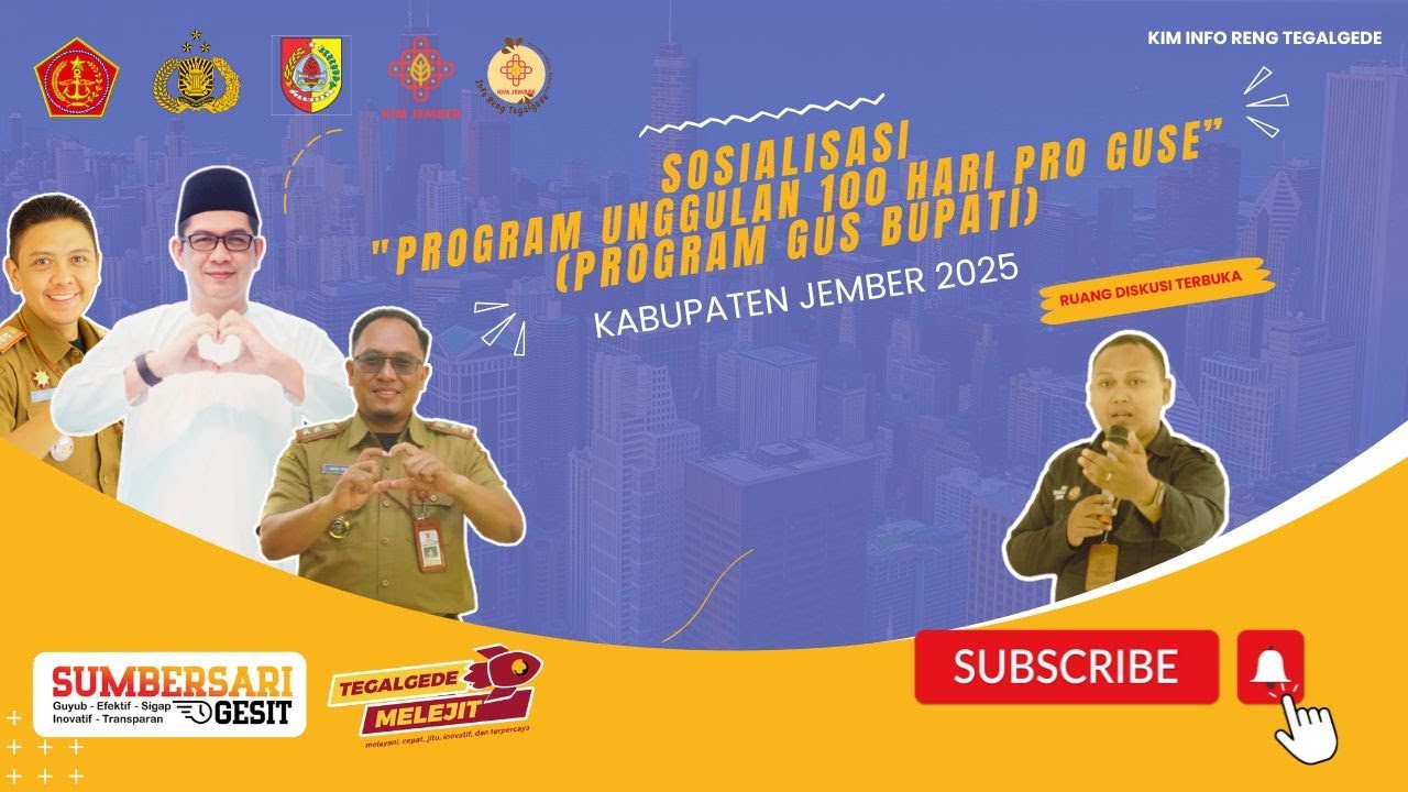 SOSIALISASI PROGRAM UNGGULAN 100 HARI PRO GUSE | PROGRAM GUSE - YouTube