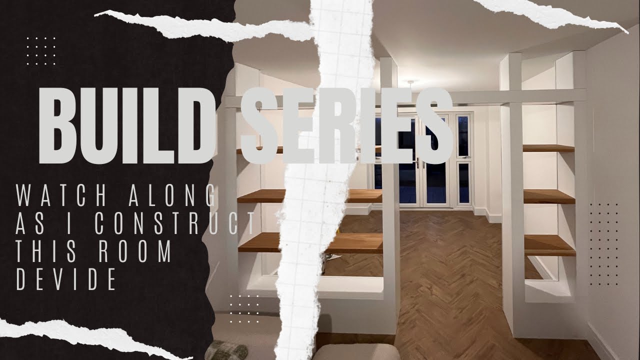 Build Series- watch along as I construct this room divide - YouTube