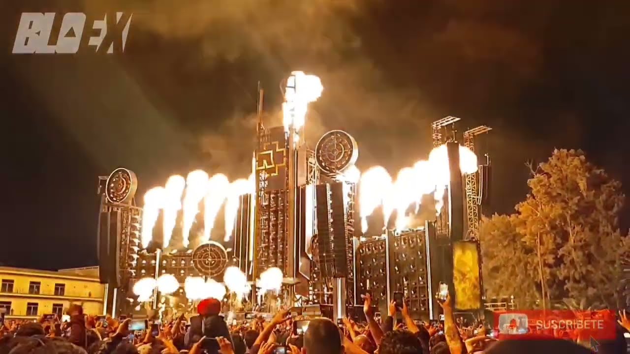 RAMMSTEIN en México - SONNE🎶 - Foro Sol 2/0ct/2022 - YouTube