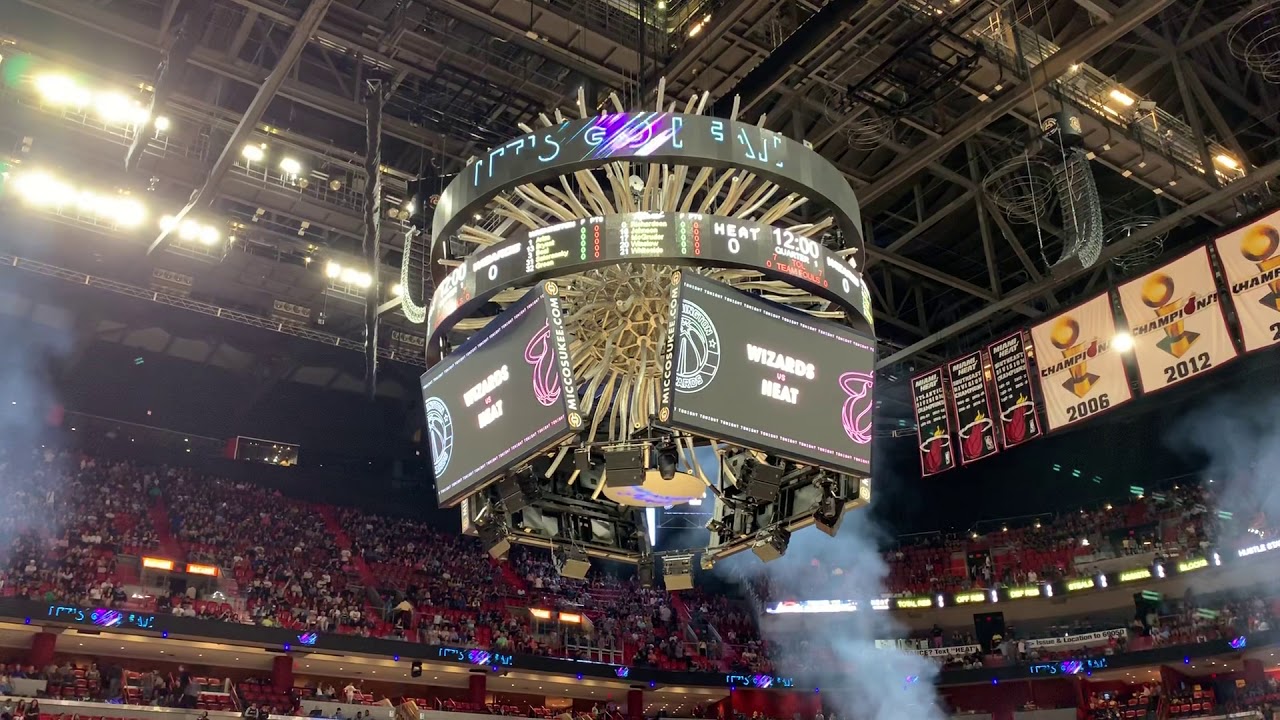 2018-19 Miami Heat Vice Intro (vs WAS 1/4/19) - YouTube