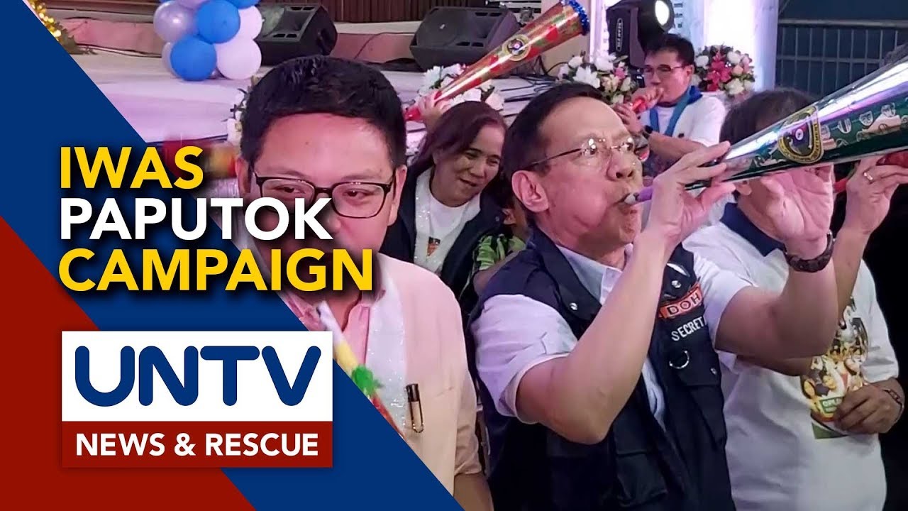 DOH, inilunsad ang Iwas Paputok Campaign ngayong 2019 - YouTube