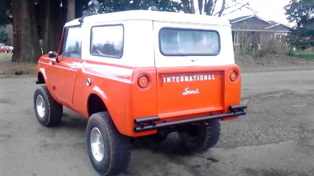 66 scout walk around ckhotrod - YouTube