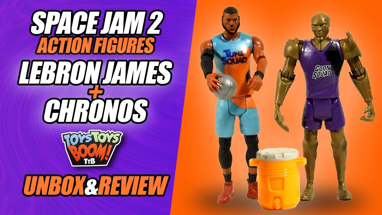 SPACE JAM 2 LEBRON JAMES + CHRONOS ACTION FIGURES | UNBOX AND REVIEW ...
