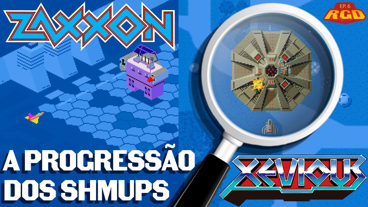 A História dos shoot 'em ups: XEVIOUS + ZAXXON trazem a progressão de ...