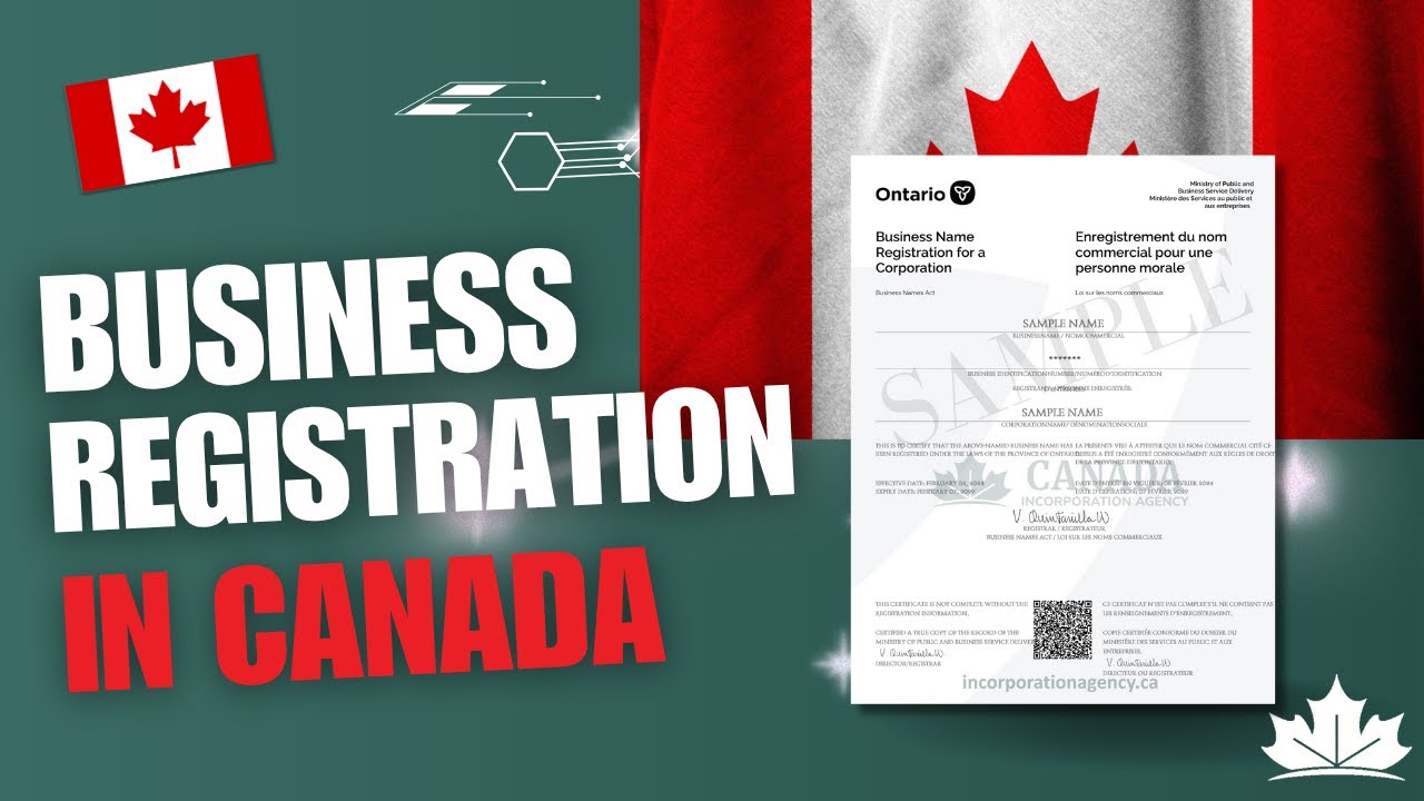 Business Registration in Canada: Fast 1-Hour Service! - YouTube