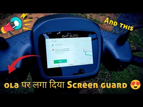 Ola Screen Guard | Ola Electric Scooter Screen Guard | - YouTube