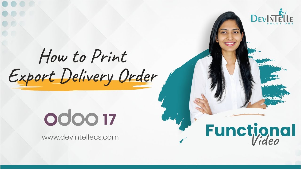 How to Print Export Delivery Order in odoo | Export Picking - YouTube