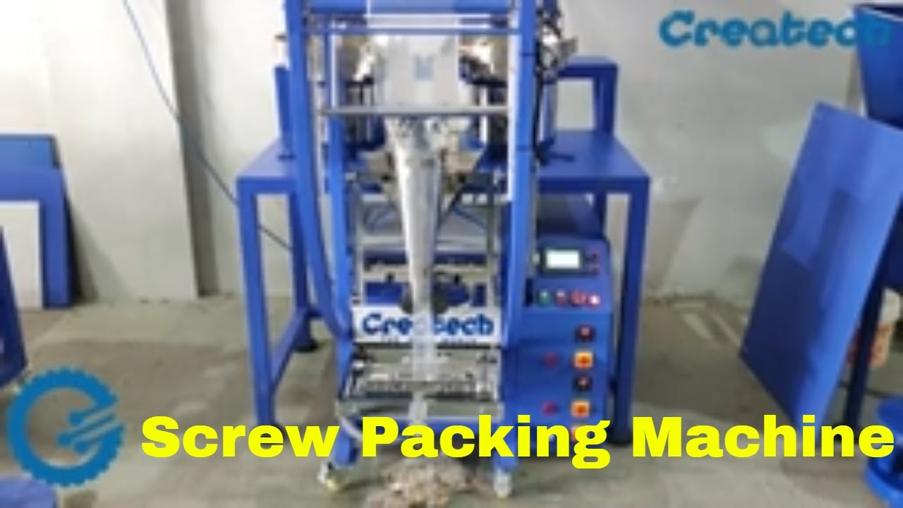Screw Pouch Packing Machine | Screw Counting Packing Machine - YouTube