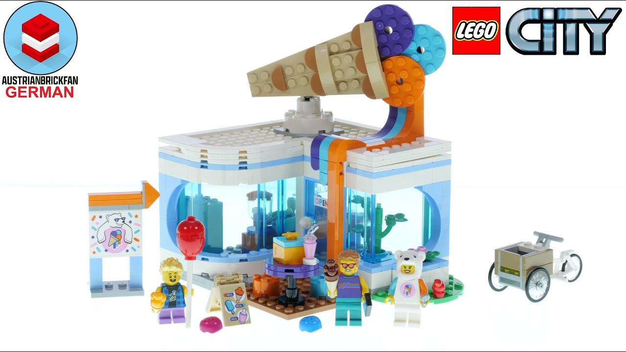 LEGO City 60363 Eisdiele - LEGO Speed Build Review - YouTube