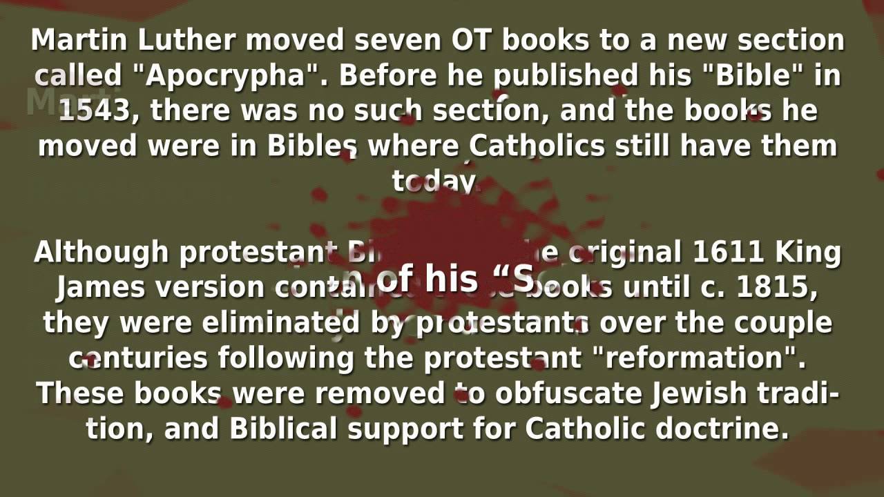 Deuterocanon / Apocrypha III: Decrees and documentation - YouTube