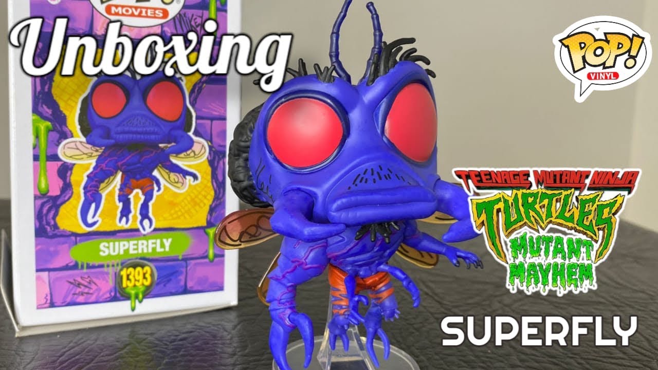 funko pop superfly 1393 tortugas ninja unboxig - YouTube