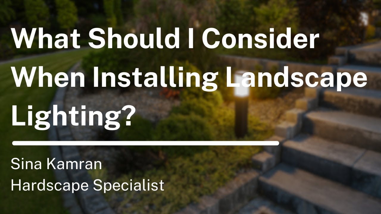 What Should I Consider When Installing Landscape Lighting? - YouTube