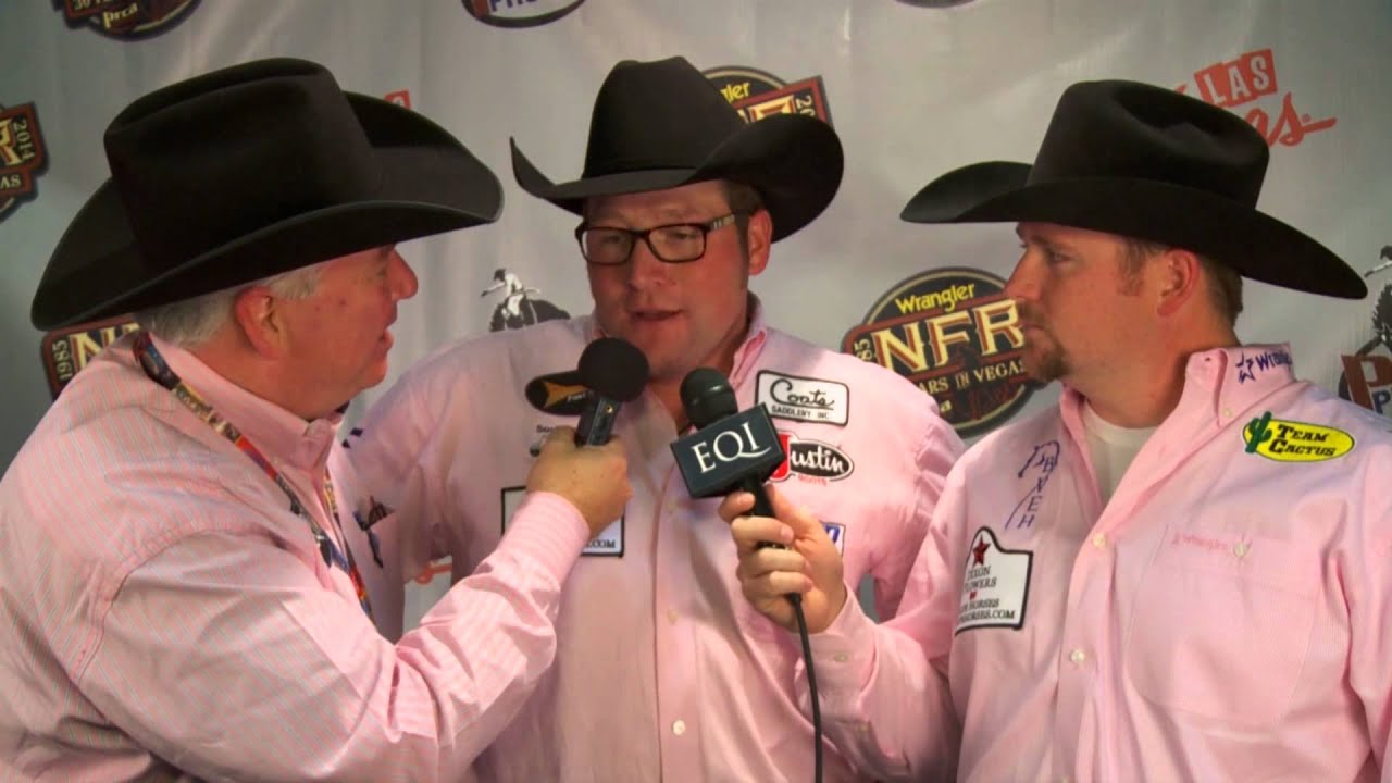 2014 NFR Coleman Proctor and Jake Long Interview - YouTube