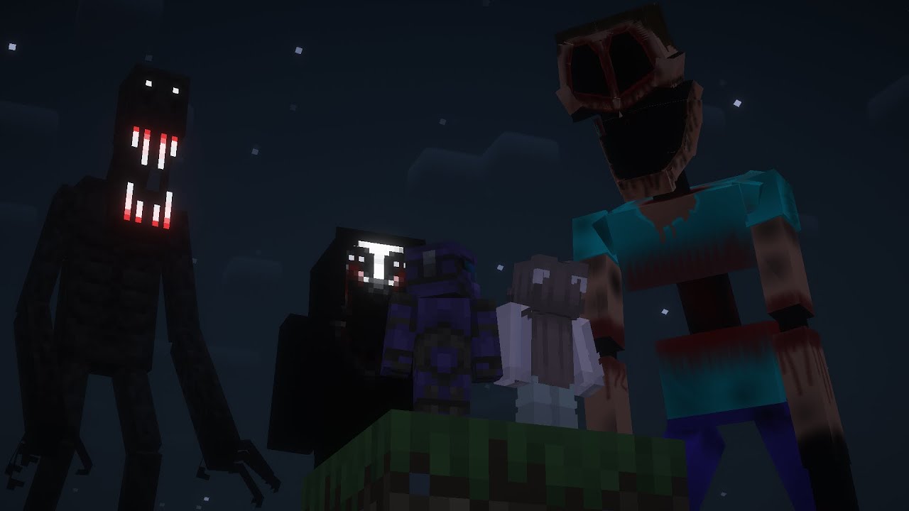 Two Idiots Play ONE BLOCK with HORROR MODS - YouTube