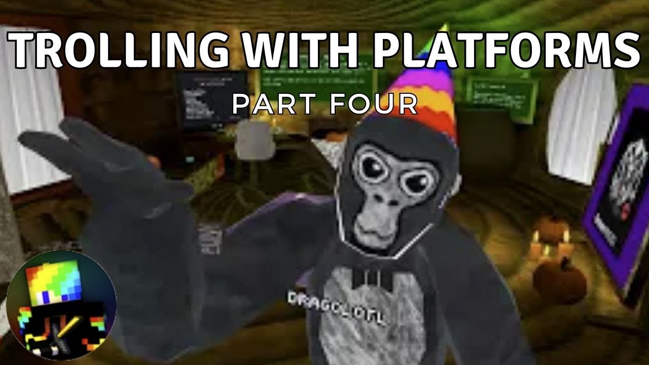 Gorilla Tag Trolling with Platforms | Part 4! - YouTube