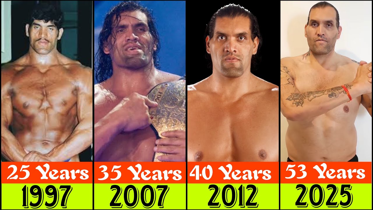 The Great Khali Evolution (1972–2025) | From Punjabi Giant to WWE Hall ...