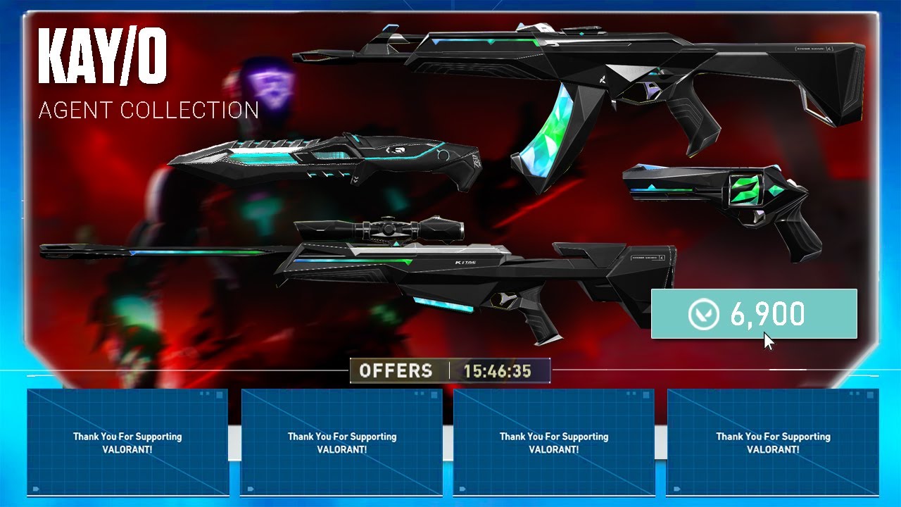 KAY/O AGENT COLLECTION - VALORANT - YouTube