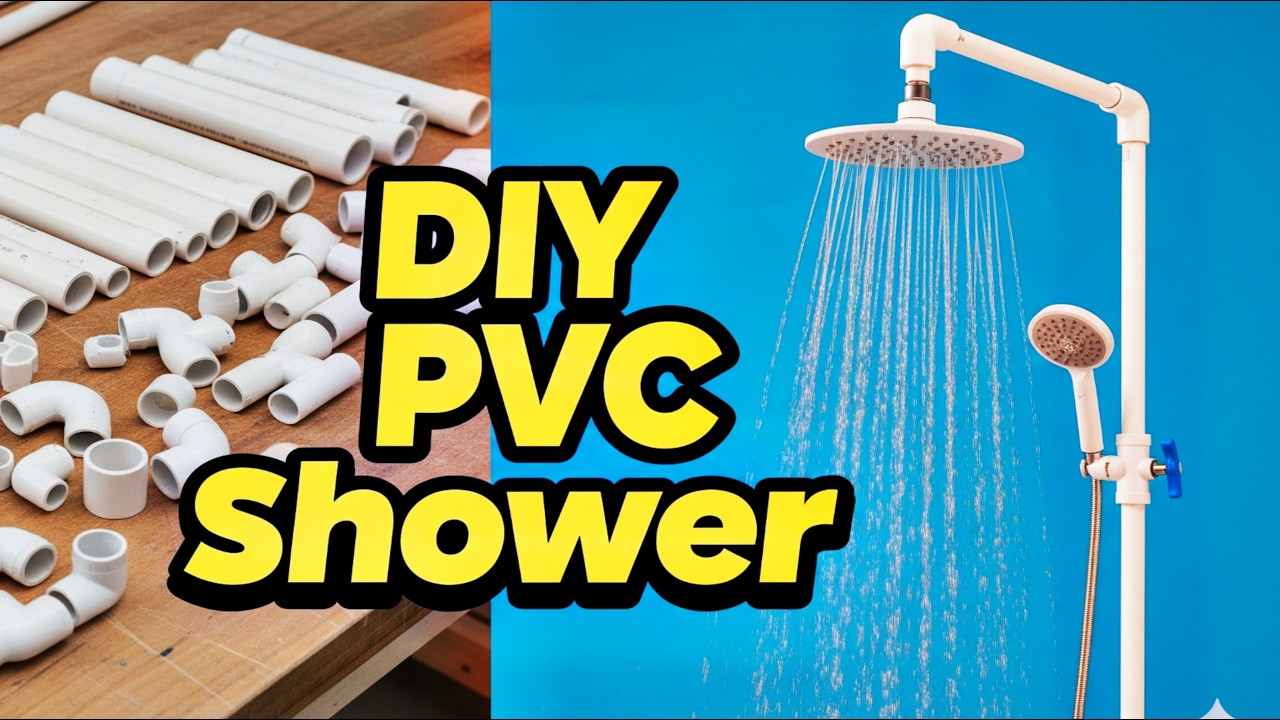 How to Make Rain Shower Head Using PVC Pipe | DIY Under $5 - YouTube