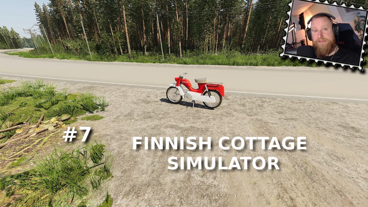 🌳 FINNISH COTTAGE SIMULATOR 🌳 ╠ Let´s play ╣ #7 ╠ Mit dem Mofa raus in ...
