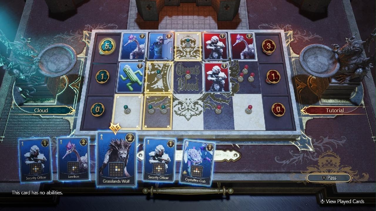 FINAL FANTASY VII REBIRTH PART 3 Queens Blood Card Game - YouTube