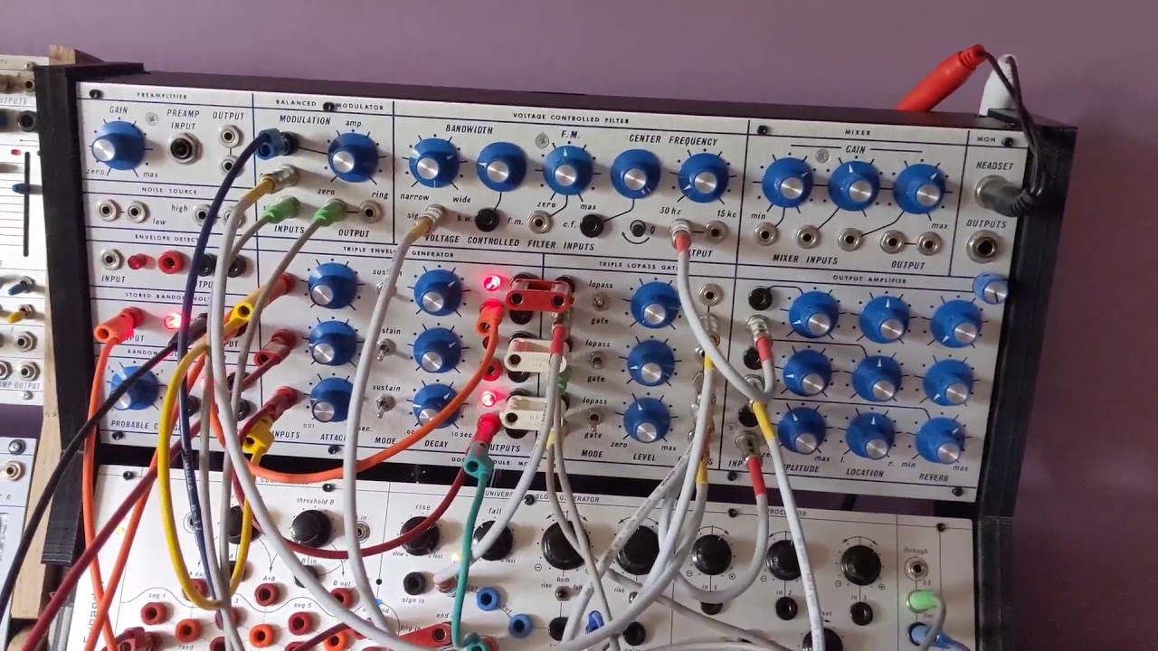 Buchla 208 212 and 416 - YouTube